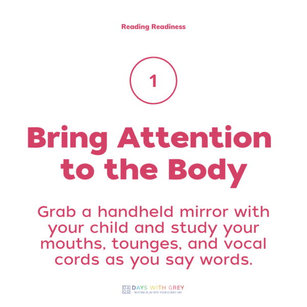 Five Easy Ways to Include Reading Readiness - Days With Grey