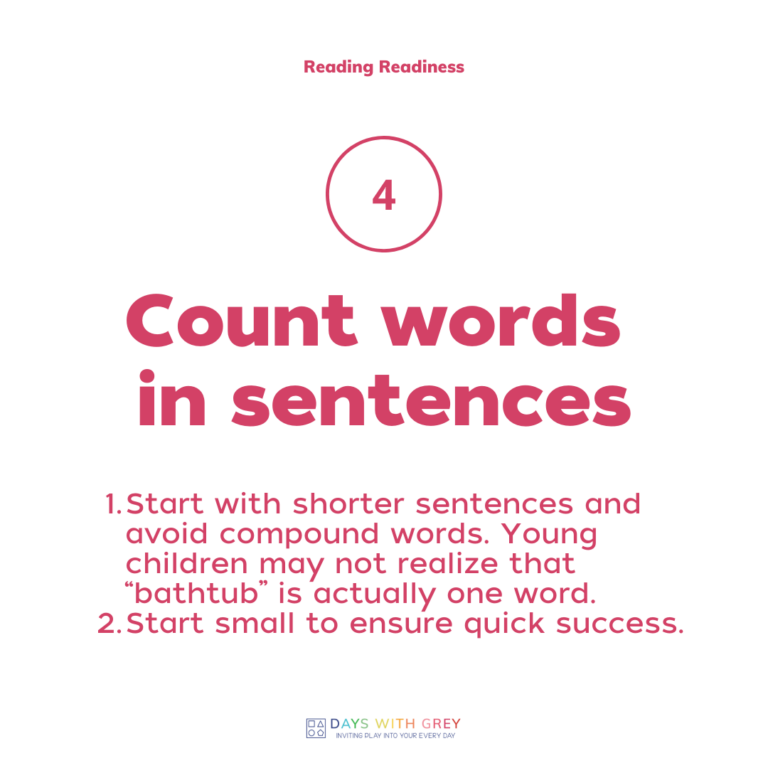 Five Easy Ways to Include Reading Readiness - Days With Grey