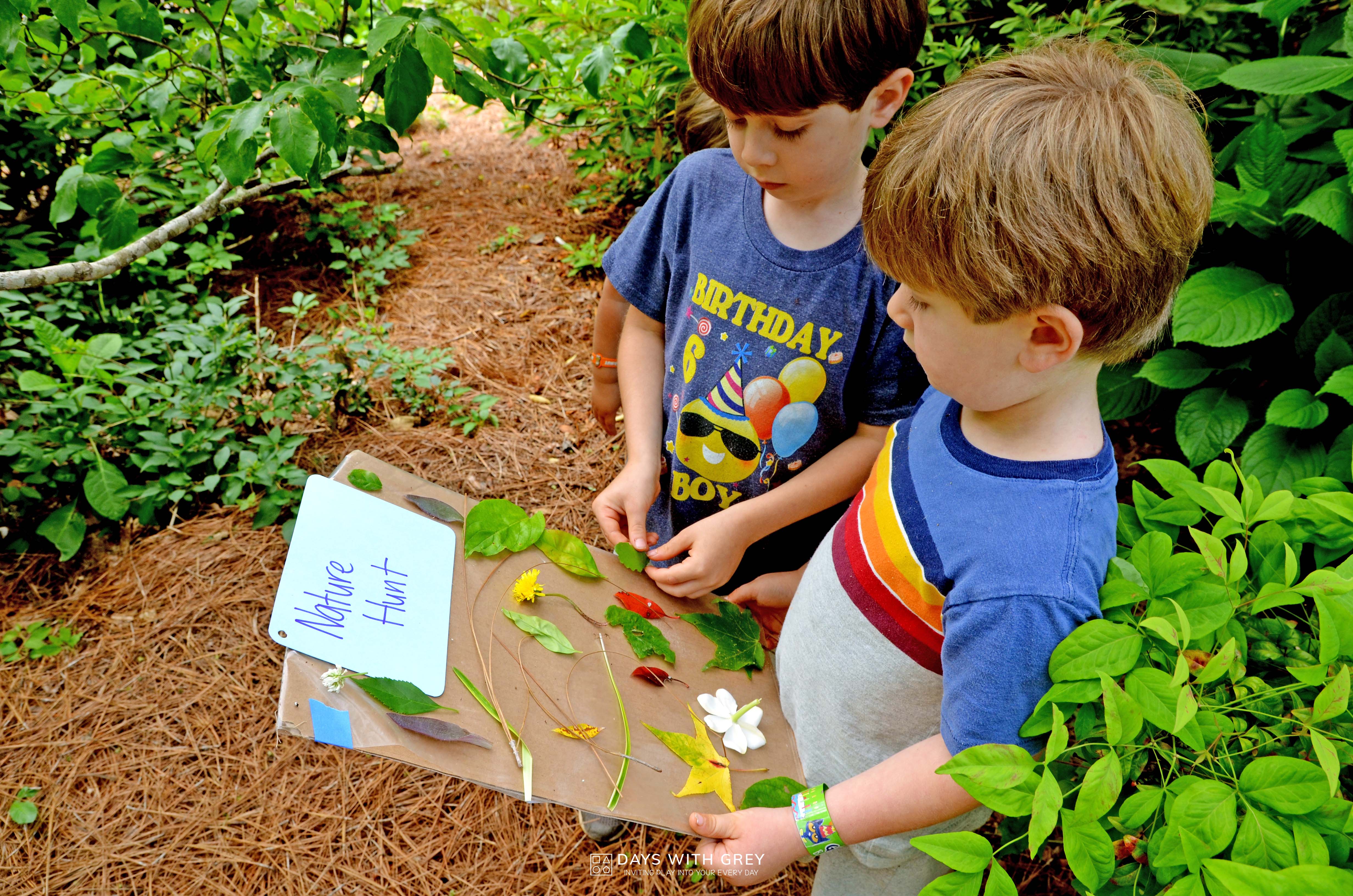 Nature Sensory Hunt - Days With Grey