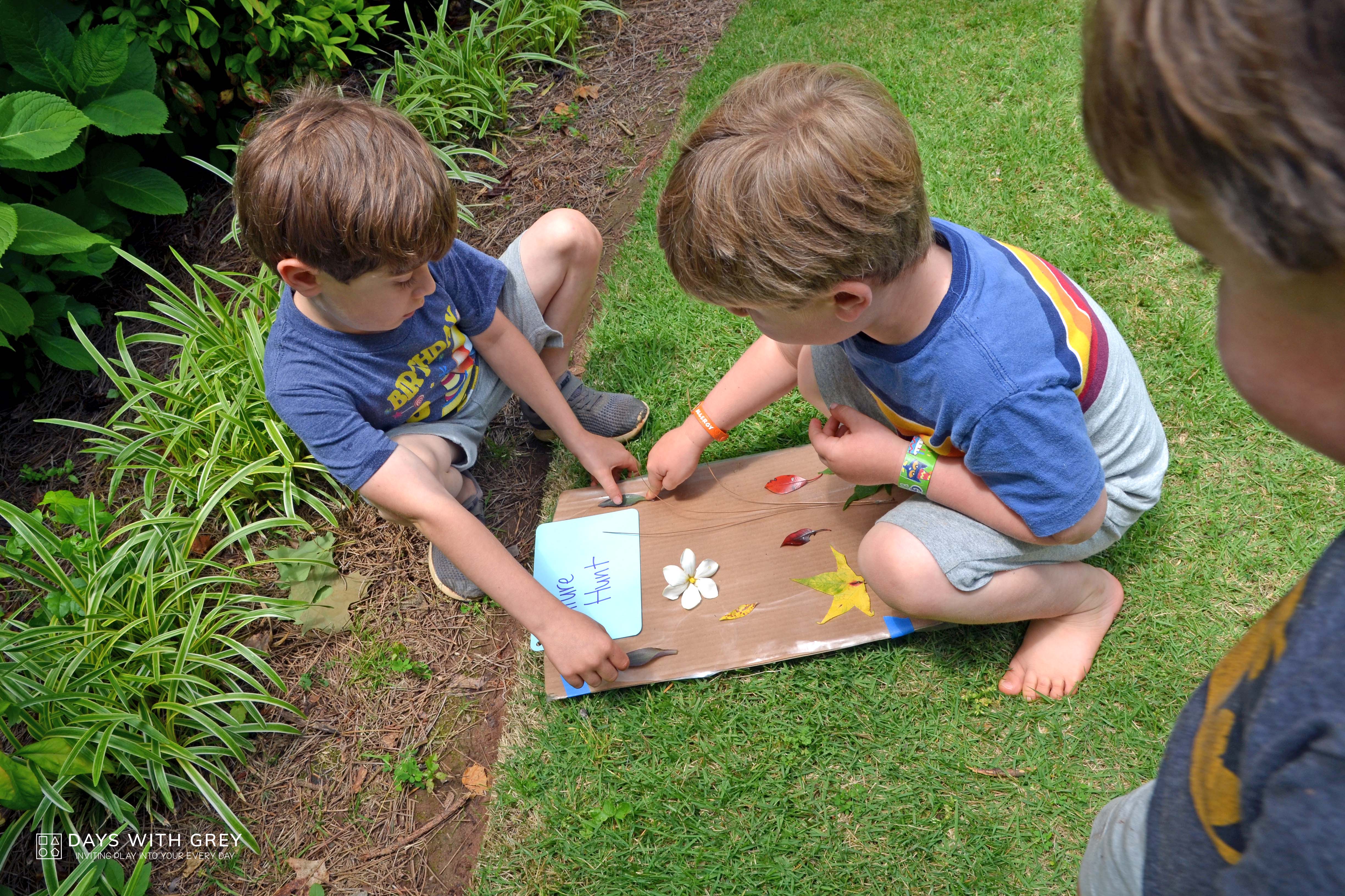 Nature Sensory Hunt - Days With Grey