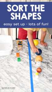 Sorting by Shapes - Preschool Math Activity - Days With Grey