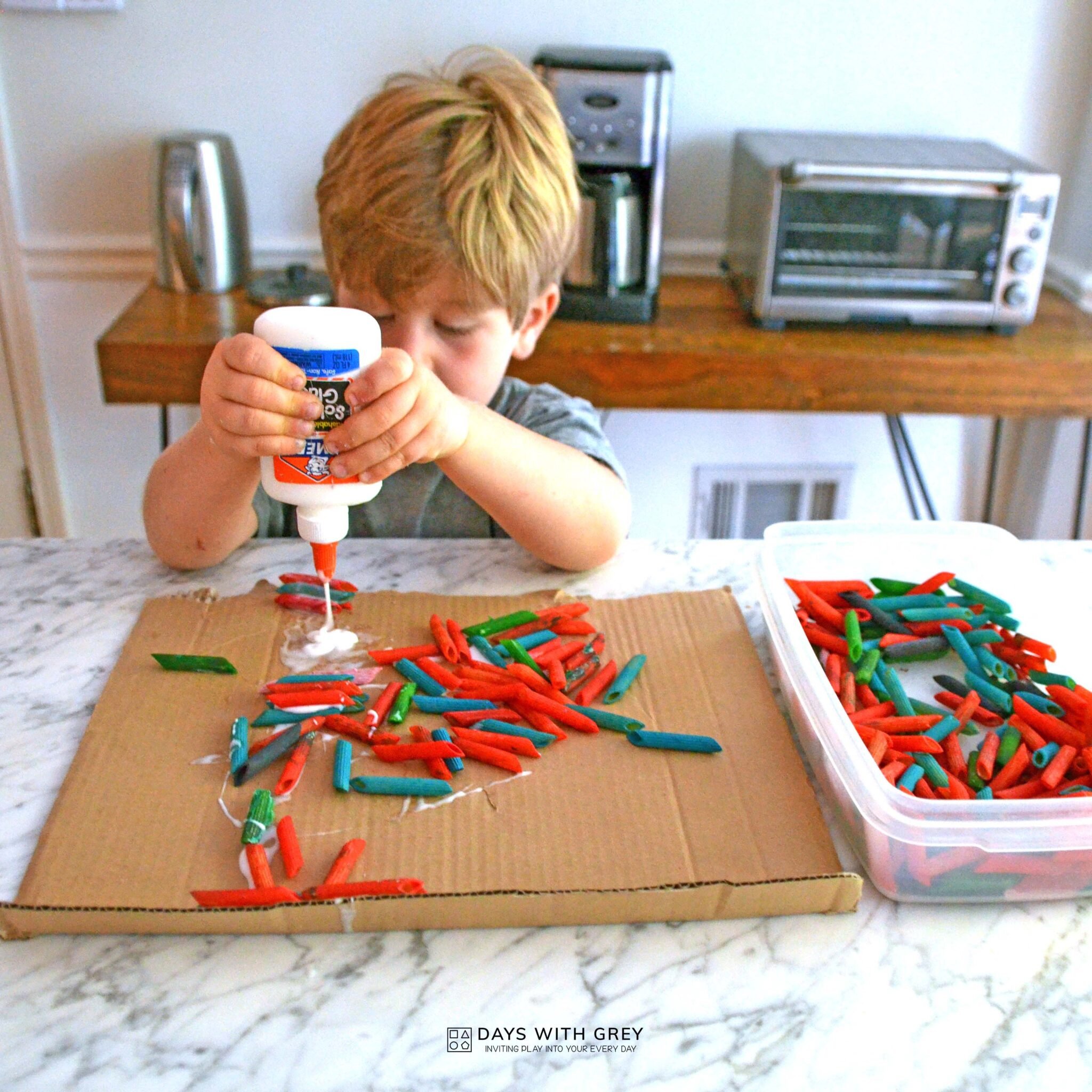 Easy Kid Activities to Learn Through Play - Days with Grey