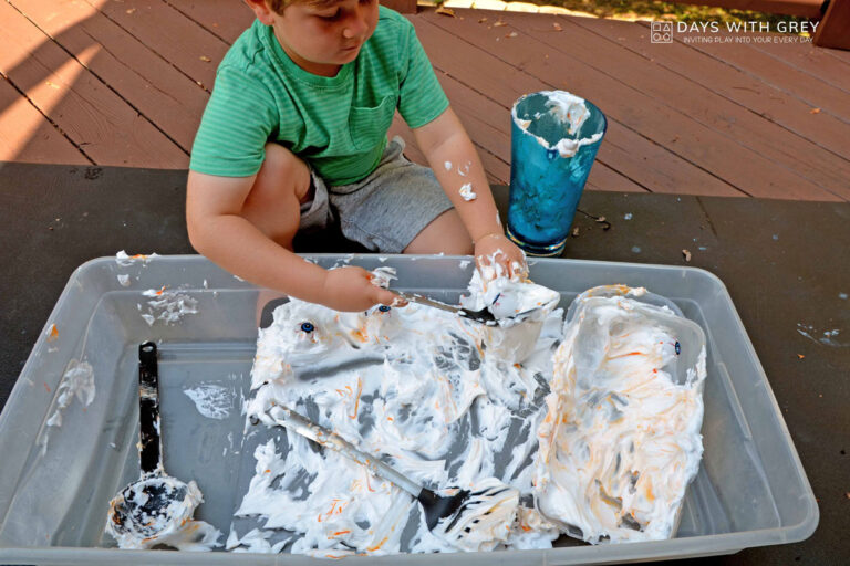 Halloween Messy Sensory Play - Days With Grey