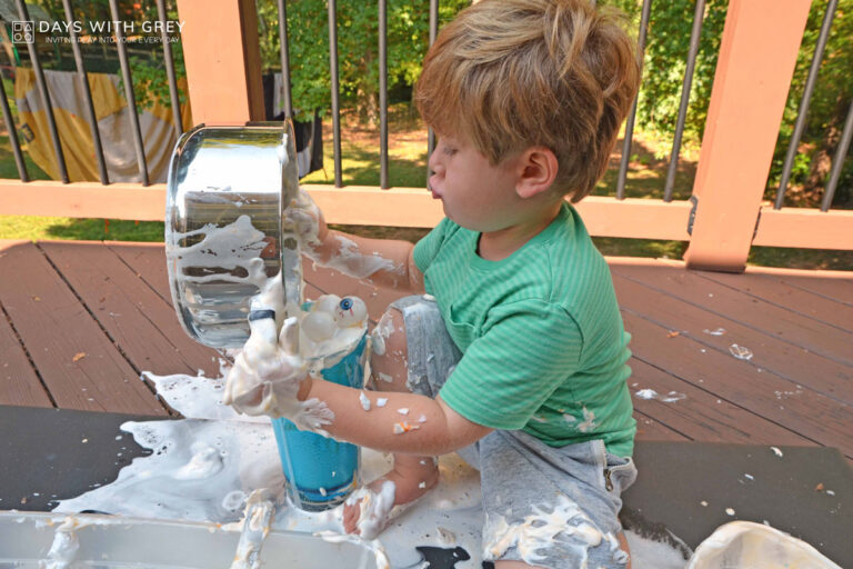 Halloween Messy Sensory Play - Days With Grey