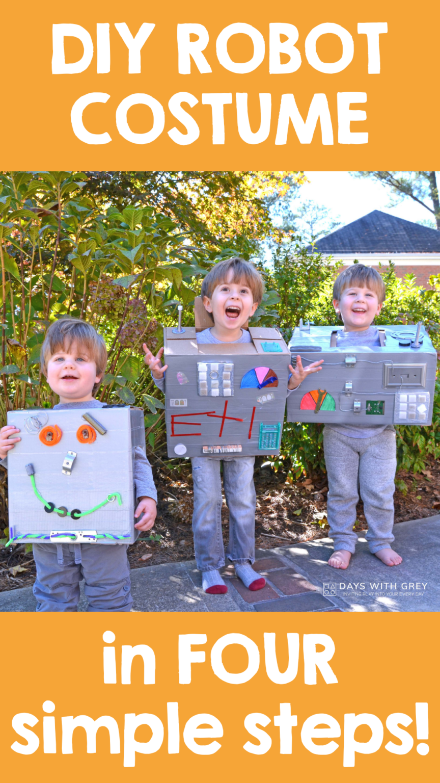 How to Make a Robot Costume - Days With Grey