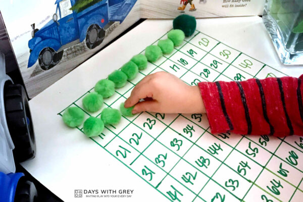 Christmas Activity with Little Blue Truck - Days With Grey