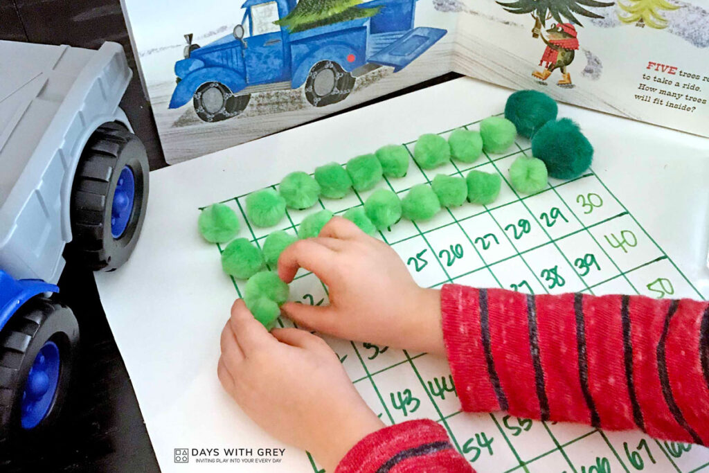 Christmas Activity with Little Blue Truck - Days With Grey