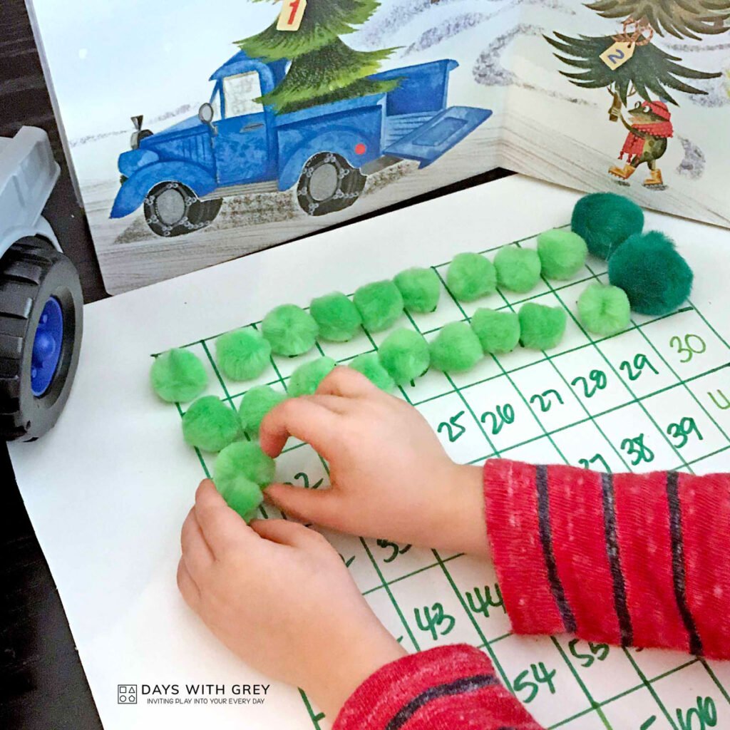 Christmas Activity with Little Blue Truck - Days With Grey