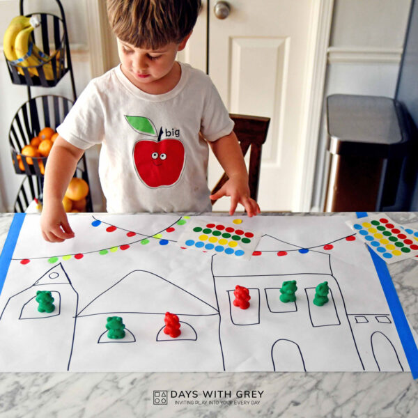 Christmas Lights Fine Motor Play - Days With Grey