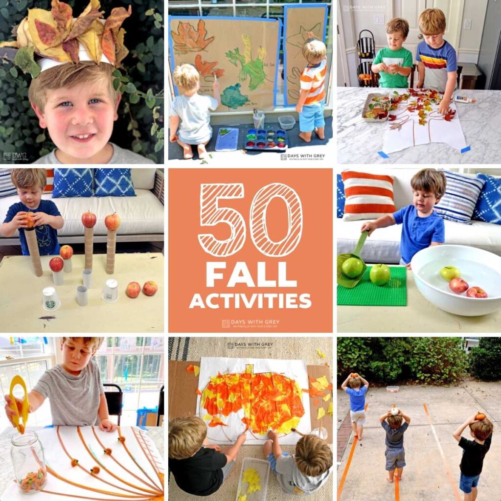 30 Fall Activities for Preschoolers - Days With Grey