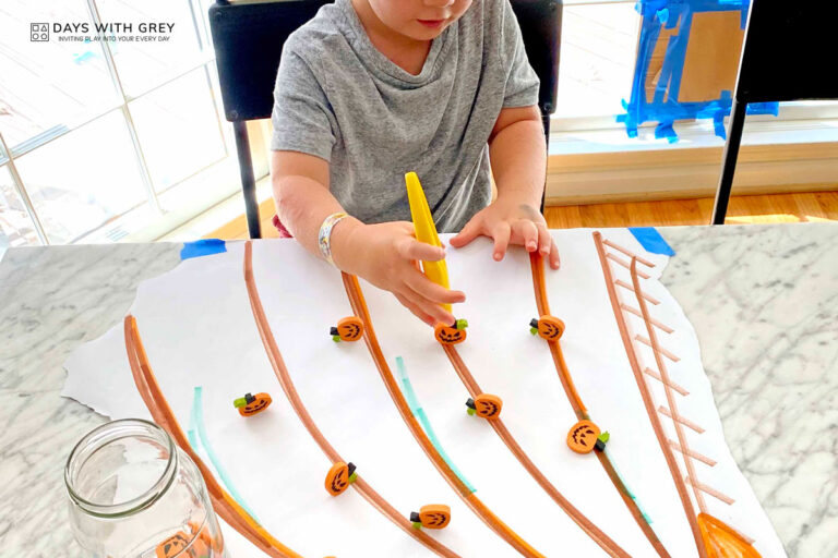 Fine Motor Pumpkin Patch - Days With Grey