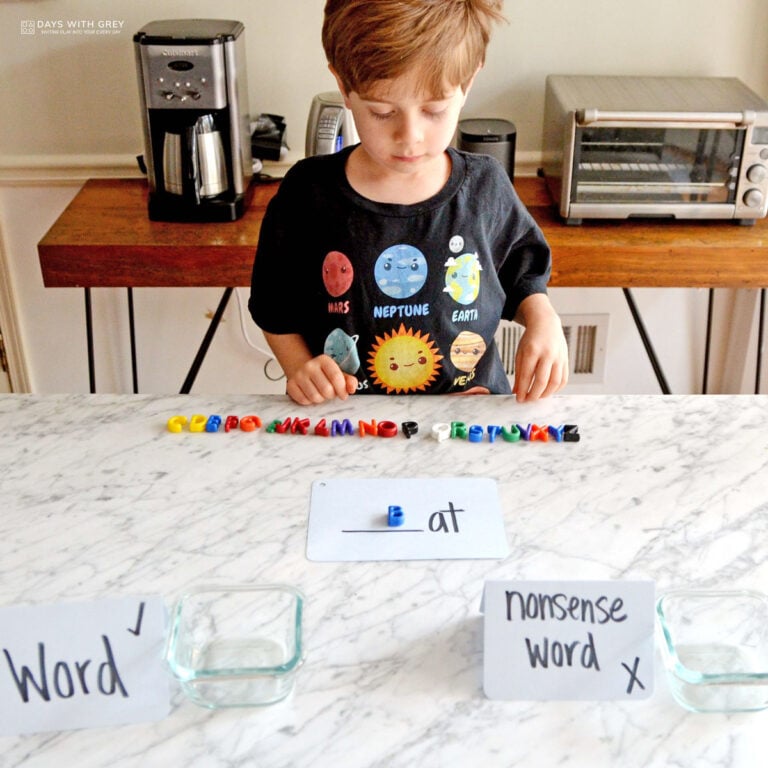 Secret Message: a Kindergarten Word Activity - Days With Grey