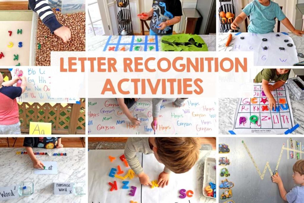 10 Letter Recognition Activities Days With Grey 10 Letter Recognition Activities Days With Grey