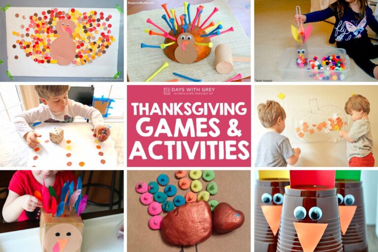 25 Incredible Thanksgiving Activities for Kids - Days With Grey