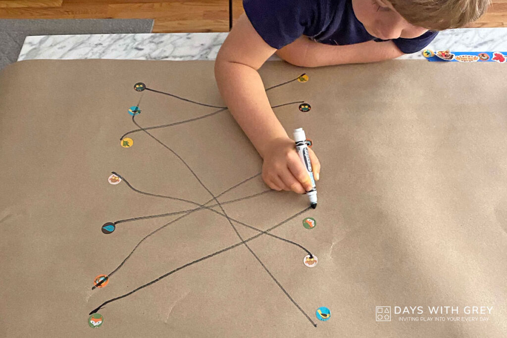 Thanksgiving Kid's Activity Table - Days With Grey