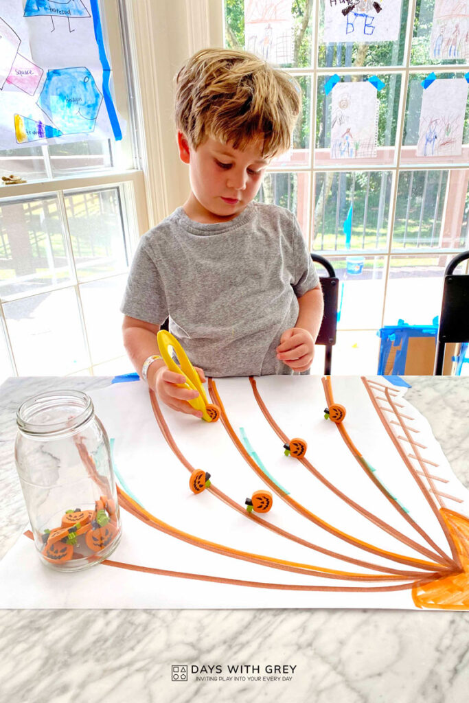 Fine Motor Pumpkin Patch - Days With Grey