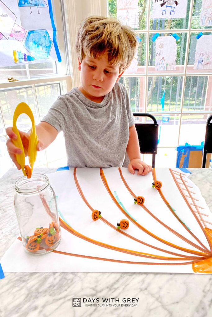 Fine Motor Pumpkin Patch - Days With Grey