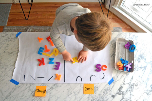 10 Letter Recognition Activities - Days With Grey
