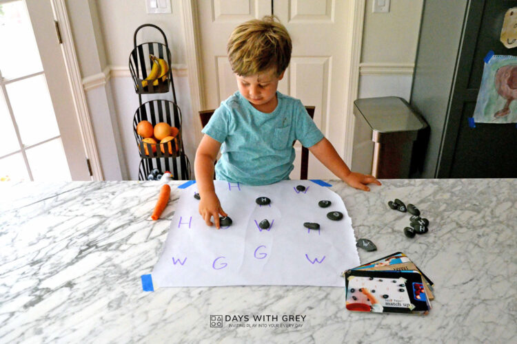 10 Letter Recognition Activities - Days With Grey