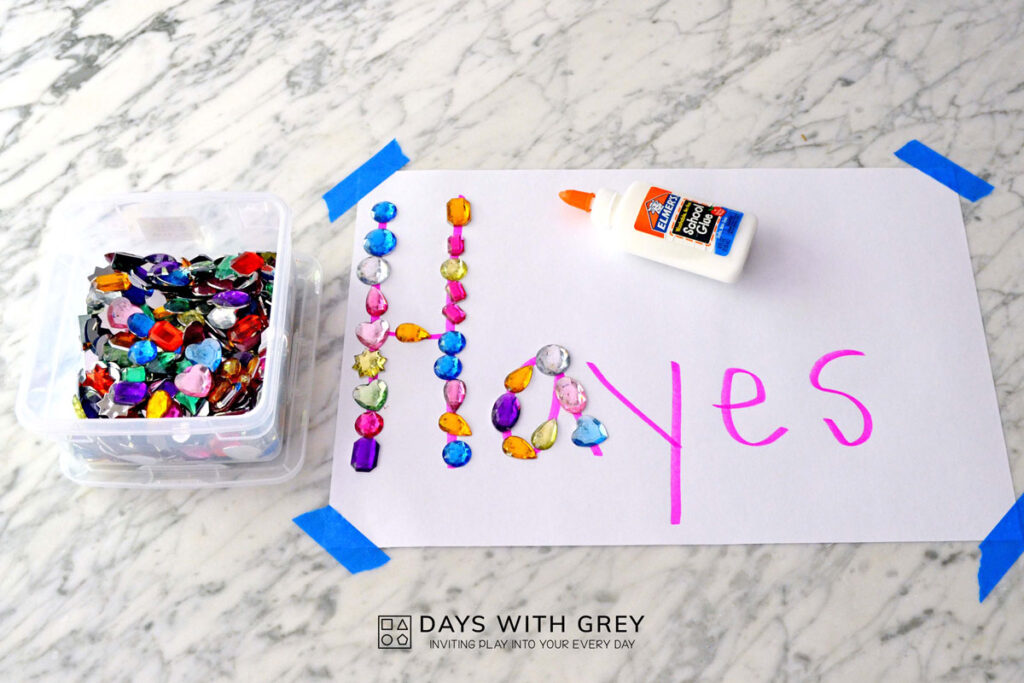 15+ Name Activities - Days With Grey