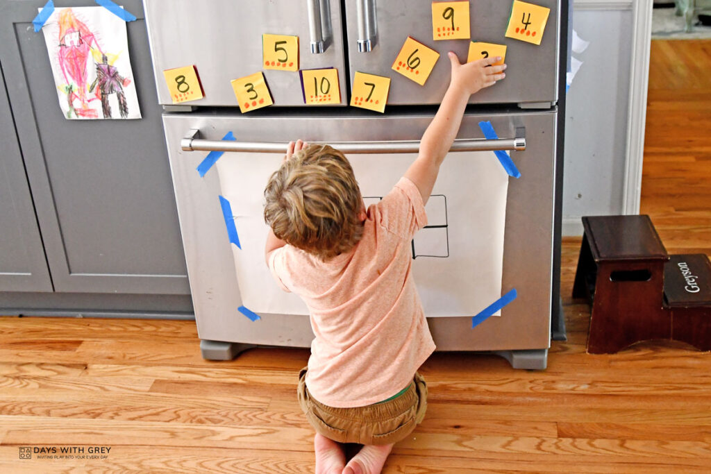 Magnetic Ten Frame - Days With Grey