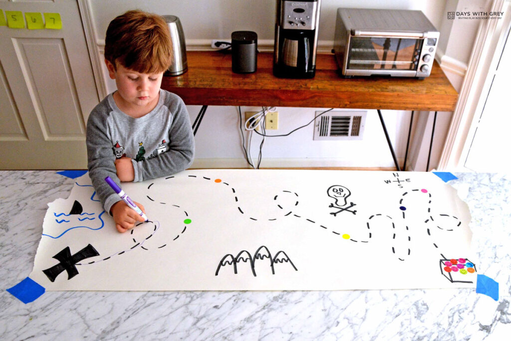 Treasure Map Color Hunt - Days With Grey