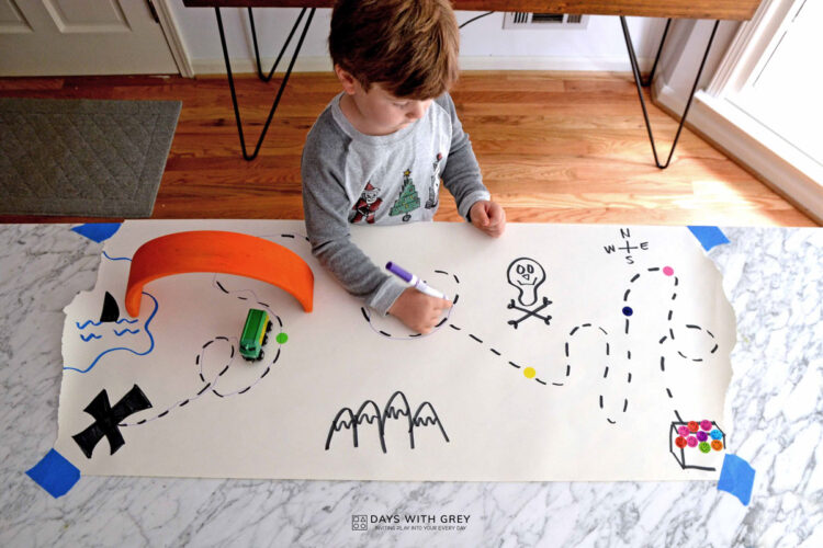 Treasure Map Color Hunt - Days With Grey