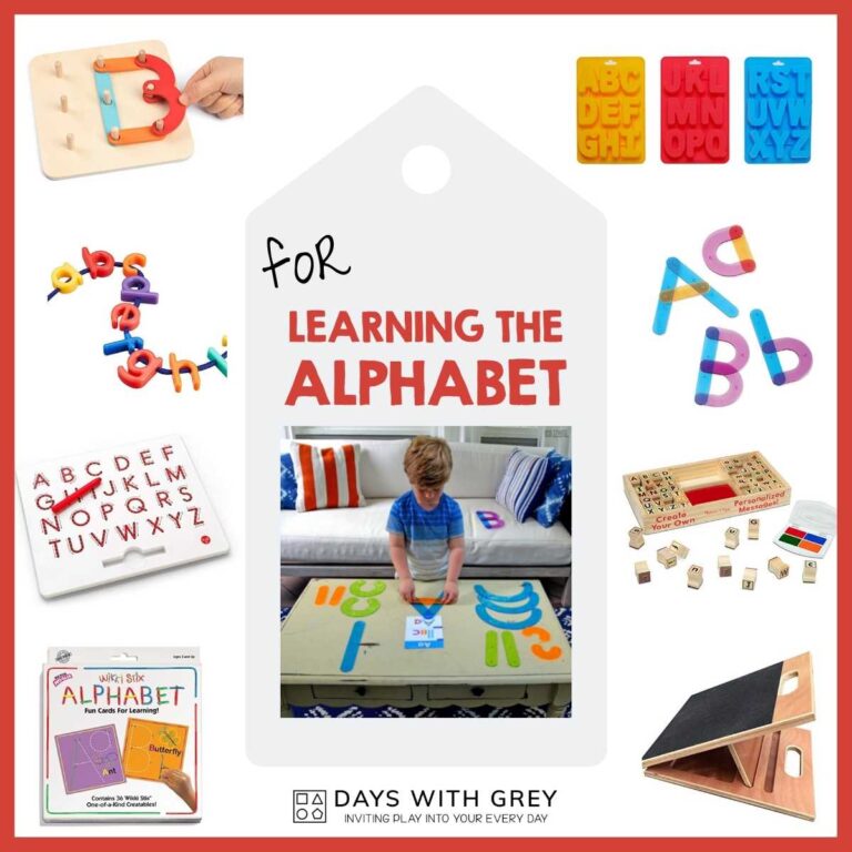 Alphabet Toys for Kids - Days With Grey