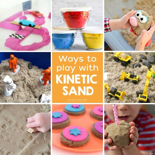 Kinetic Sand and Counting Bears - Days With Grey
