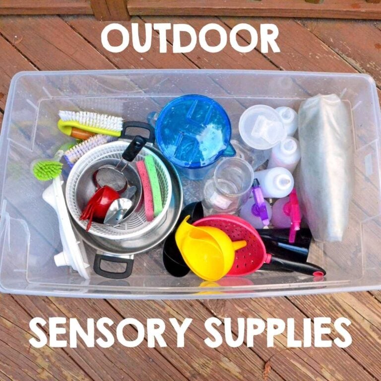Outdoor Sensory Play Supplies - Days With Grey