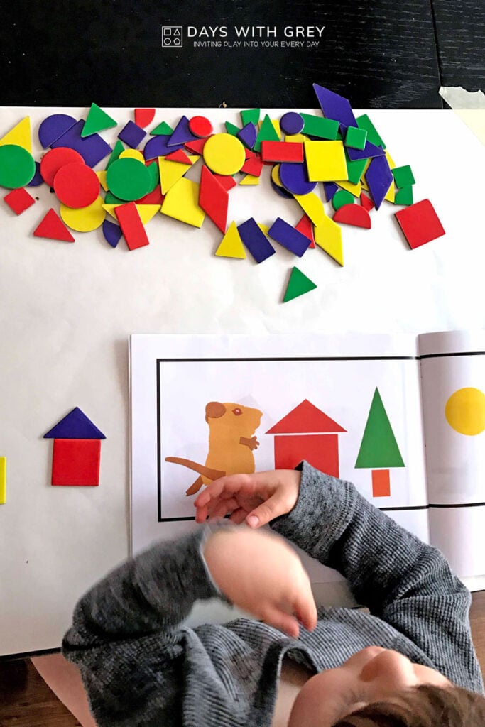 Shape Pictures - A Fun Shape Activity for Preschoolers - Math