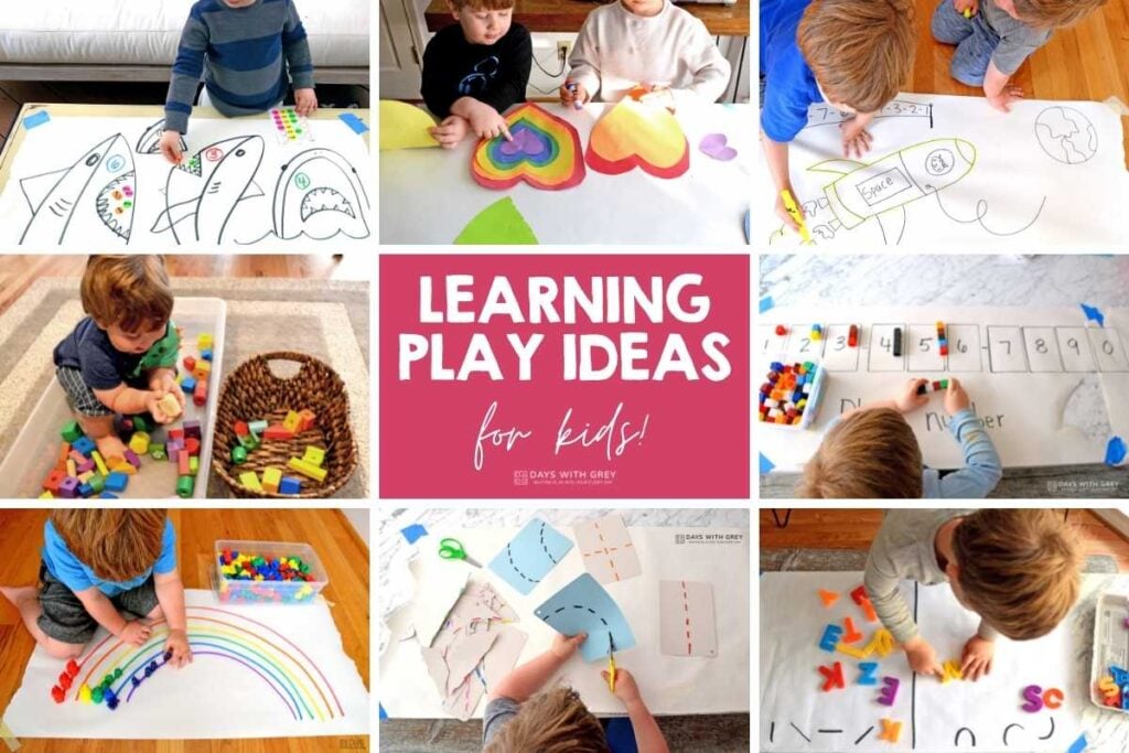 50+ Play Ideas and Kid Activities at Home - Days With Grey