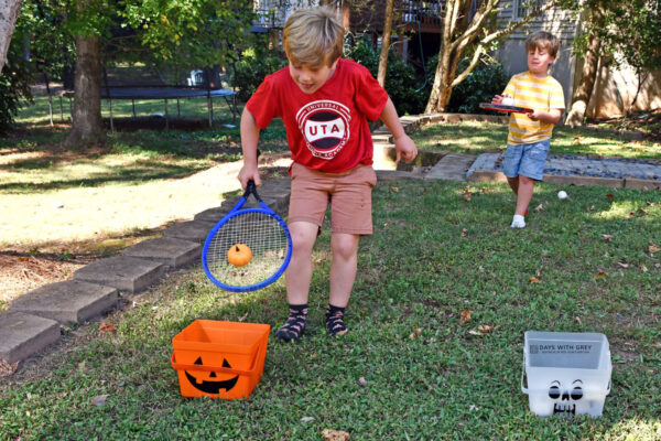 Halloween Pumpkin Relay- Days With Grey