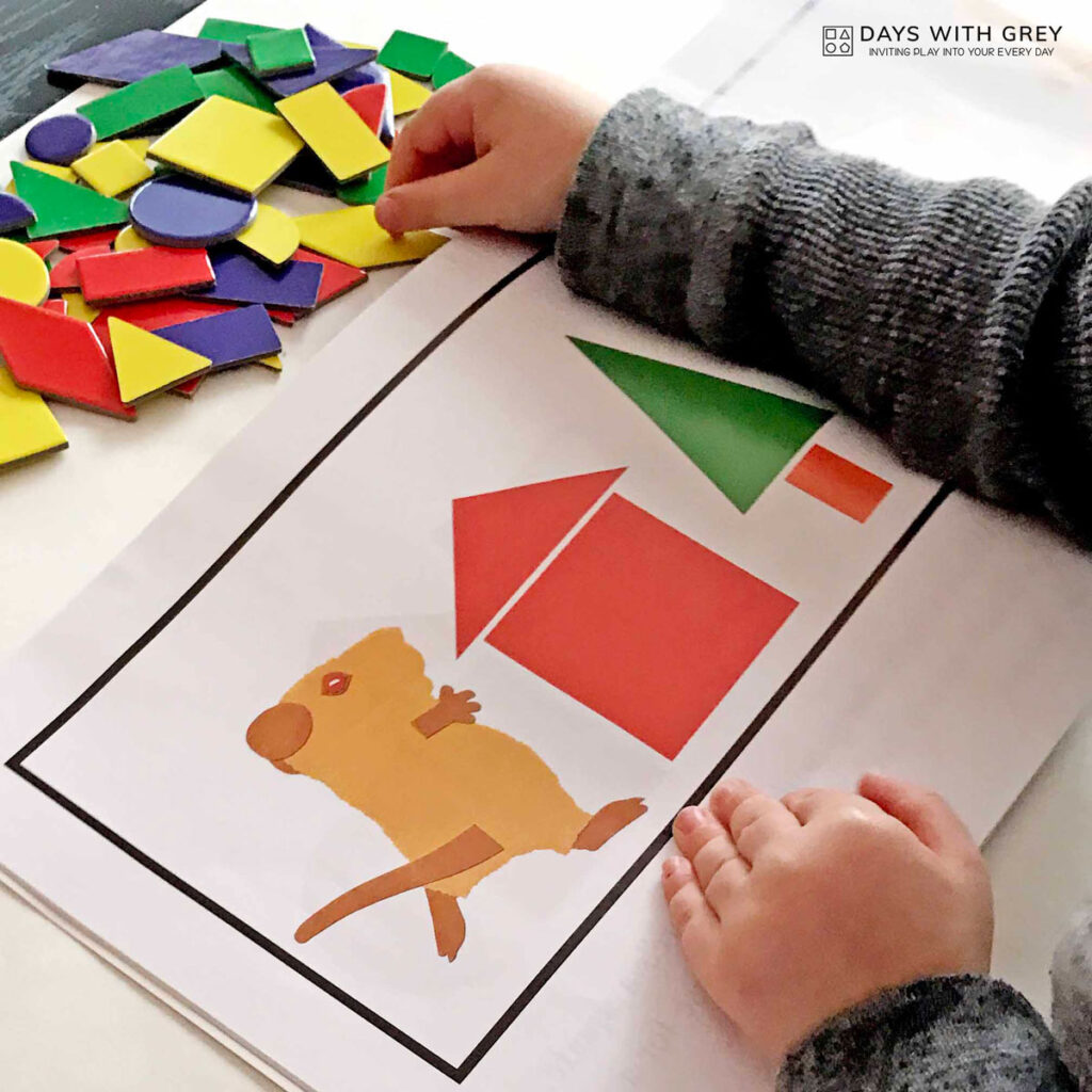 Shape Pictures - A Fun Shape Activity for Preschoolers - Math