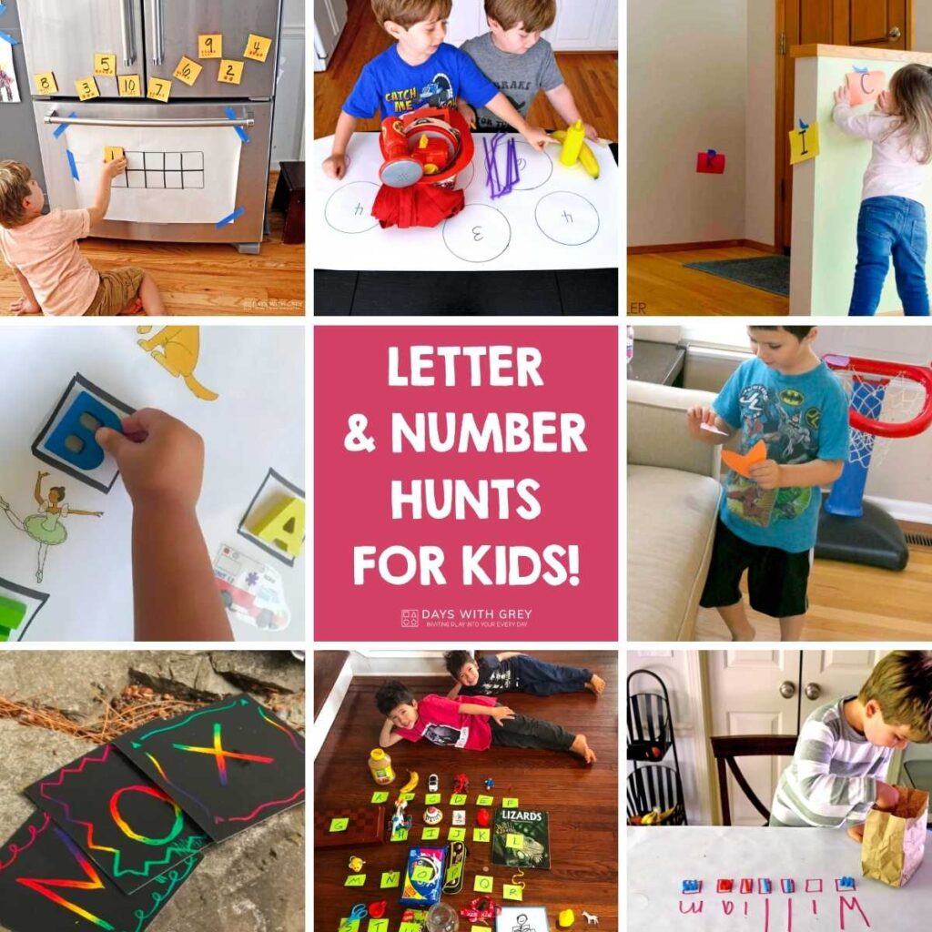 30+ Preschool Scavenger Hunts - Days With Grey