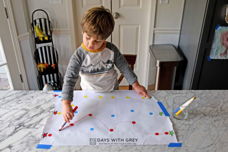 12 Sticker Activities - Days With Grey