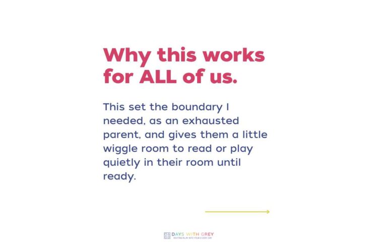 Genius Bedtime Routine Tip - Days With Grey