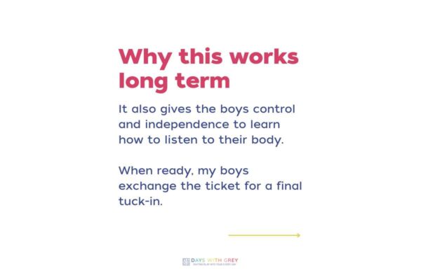 Genius Bedtime Routine Tip - Days With Grey