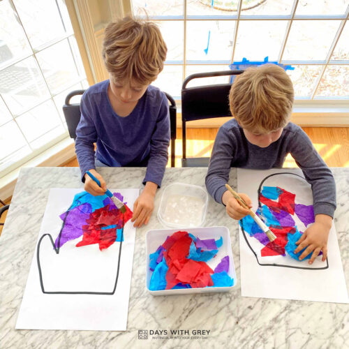 Easy Winter Art Activity - Days With Grey