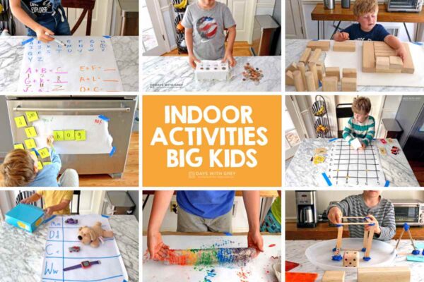40 Indoor Activities for Kids - Days With Grey