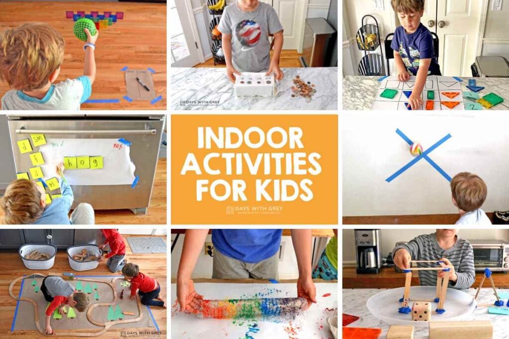 40 Indoor Activities for Kids - Days With Grey