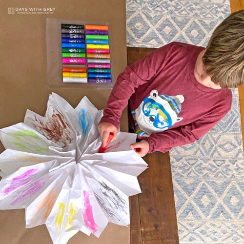 Giant Paper Snowflakes - Days With Grey