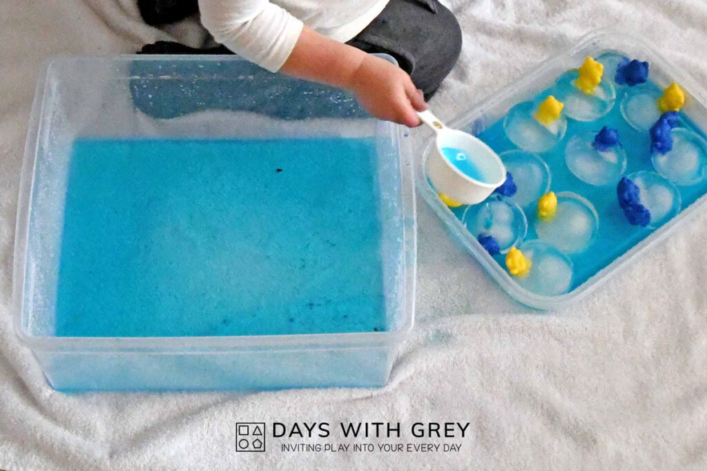 Ice Skating Bears; a Winter Sensory Activity - Days With Grey