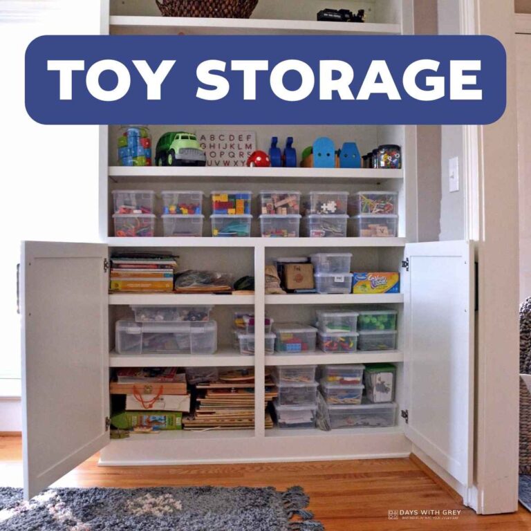 The Best Kid's Toy Storage Solutions - Days With Grey