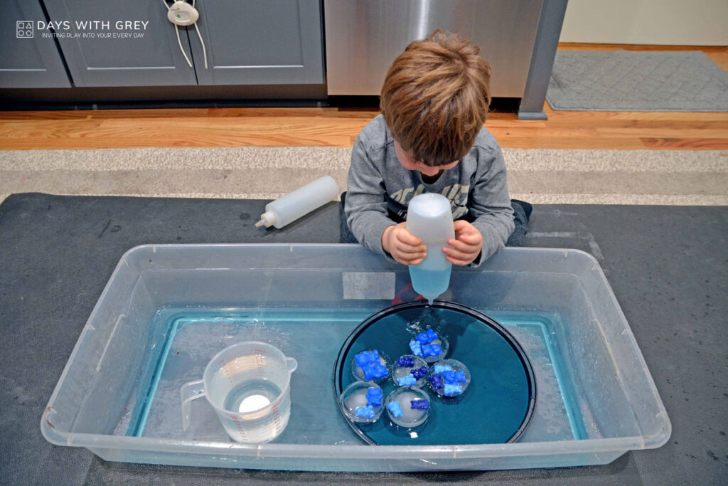 Winter Ice Sensory Activity - Days With Grey