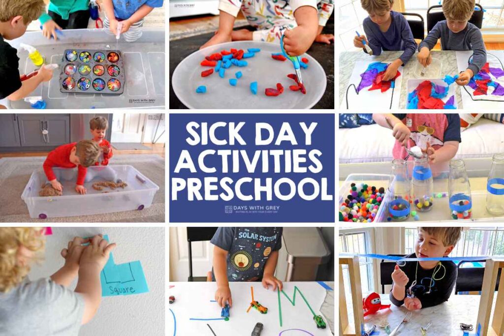 Sick Day Activities for Kids - Days With Grey