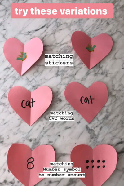 Preschool Valentine's Counting Activity - Days With Grey