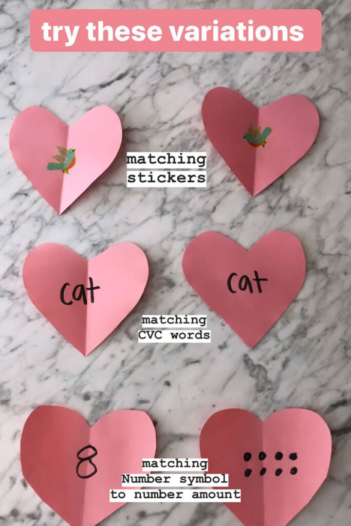Preschool Valentine's Counting Activity - Days With Grey