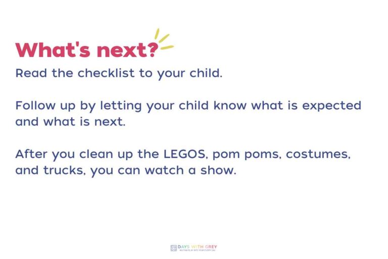 7 Easy Steps How to Encourage Toy Cleanup - Days With Grey