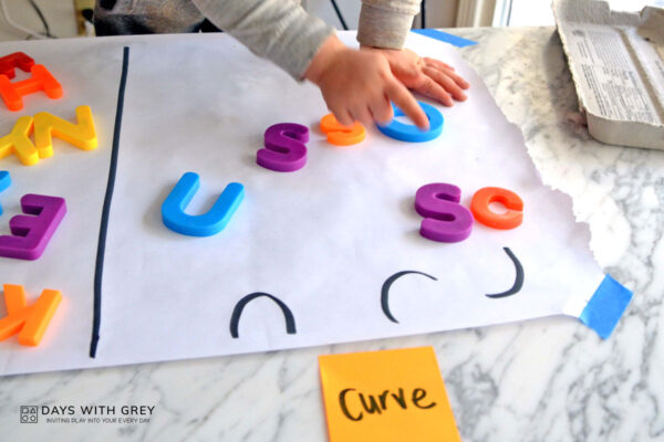 Alphabet Sorting Activity - Days With Grey